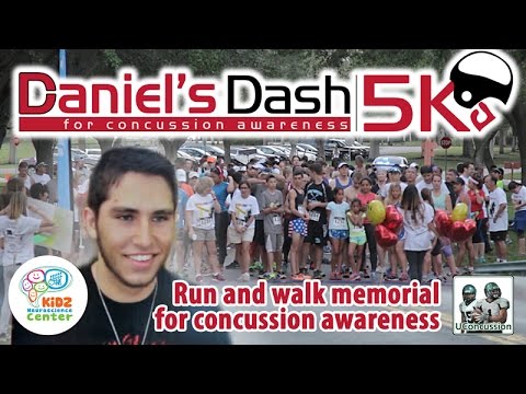 Walk for Concussion Awareness: Daniel's Dash 5K Memorial Run - YouTube