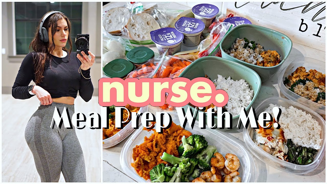 MEAL PREP WITH ME! 12 HOUR NIGHTSHIFT NURSE - YouTube