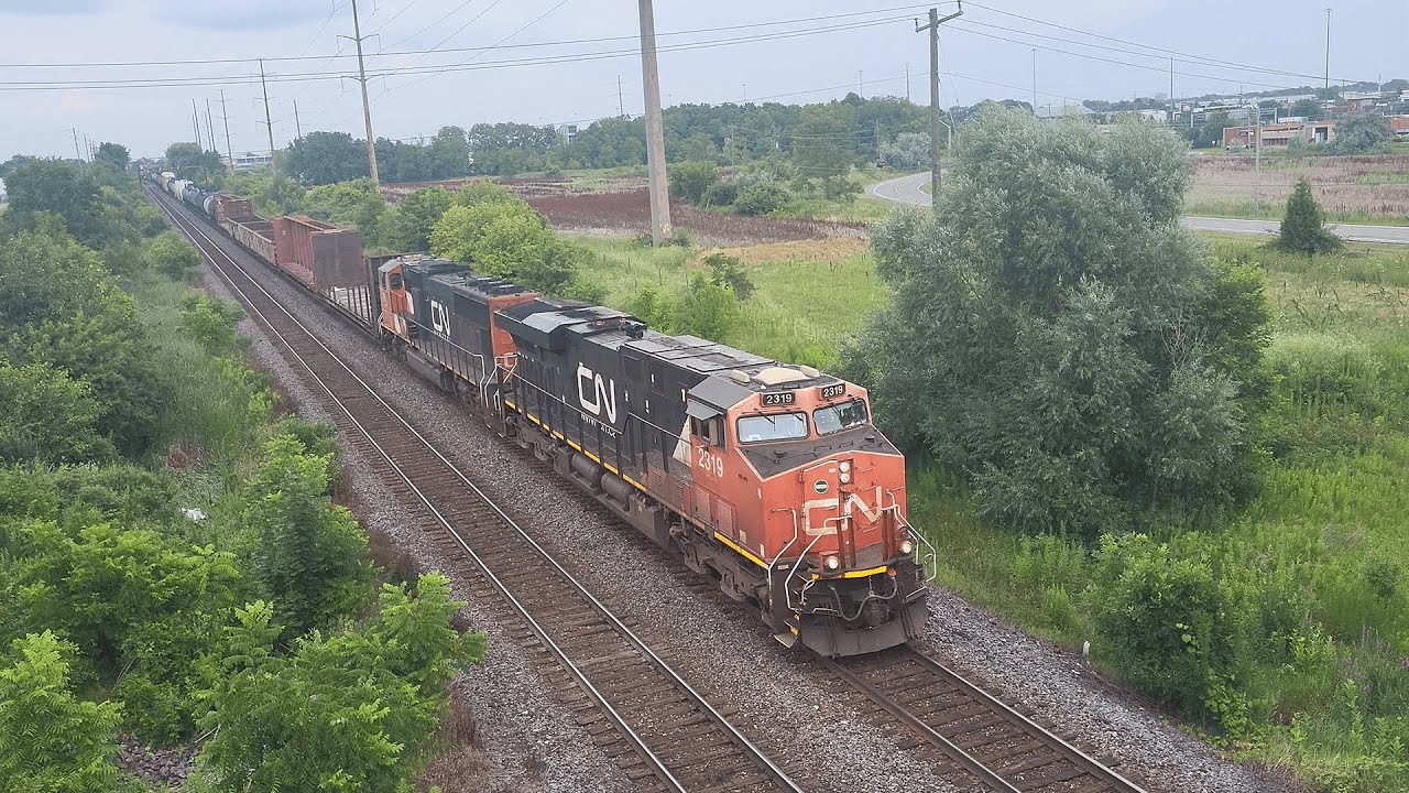 CN A435 - 2319W at Burlington - July 24, 2024 - YouTube