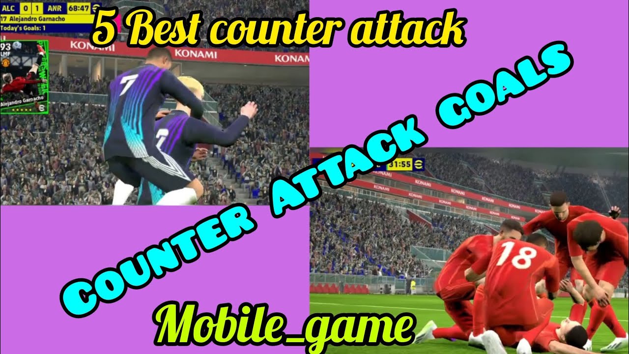 (Part-1) 5 best Counter Attack goals 💥💥 || Liverpool, My best Xi # ...