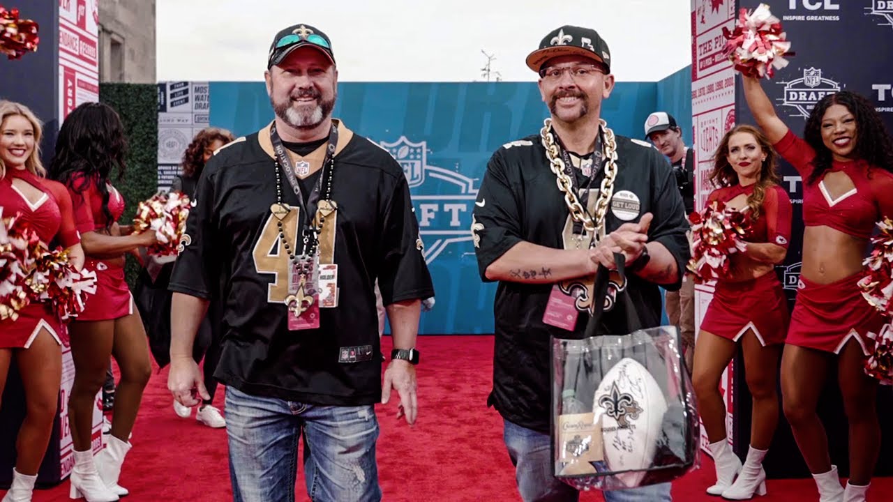 VIP Draft Experience @ 2023 NFL Draft | New Orleans Saints - YouTube