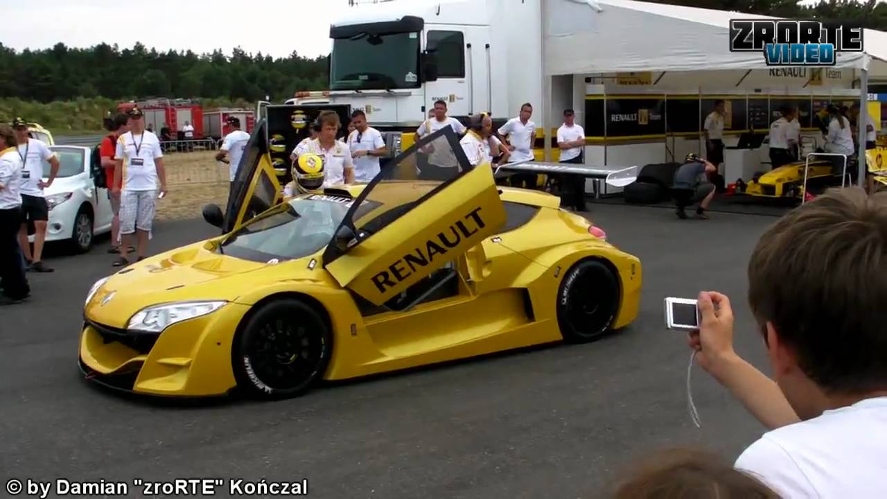 Renault Megane Trophy @ N-GINE RENAULT F1 TEAM SHOW Poznań (HD) - YouTube