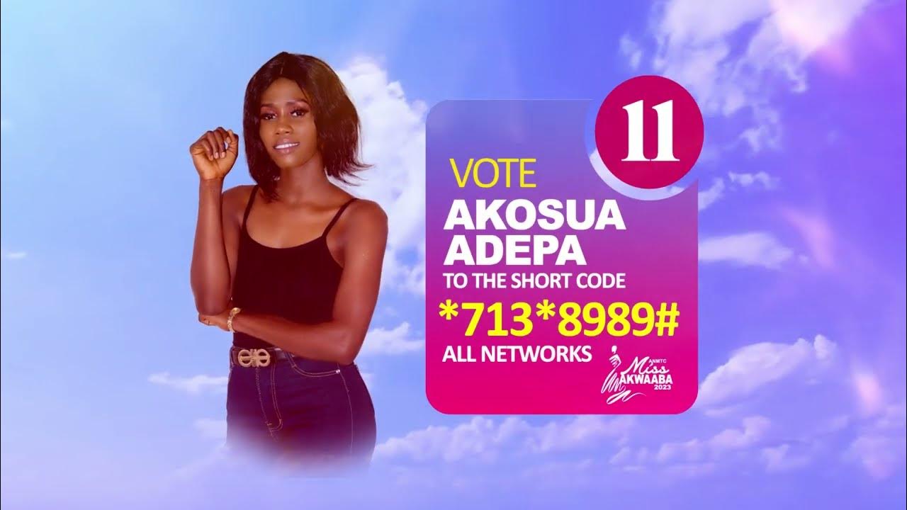 MISS AKWAABA 2023 - AKOSUA ADEPA - YouTube