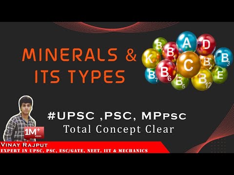 minerals ( खनिज तत्व) and it's types , Major mineral, minor mineral for ...