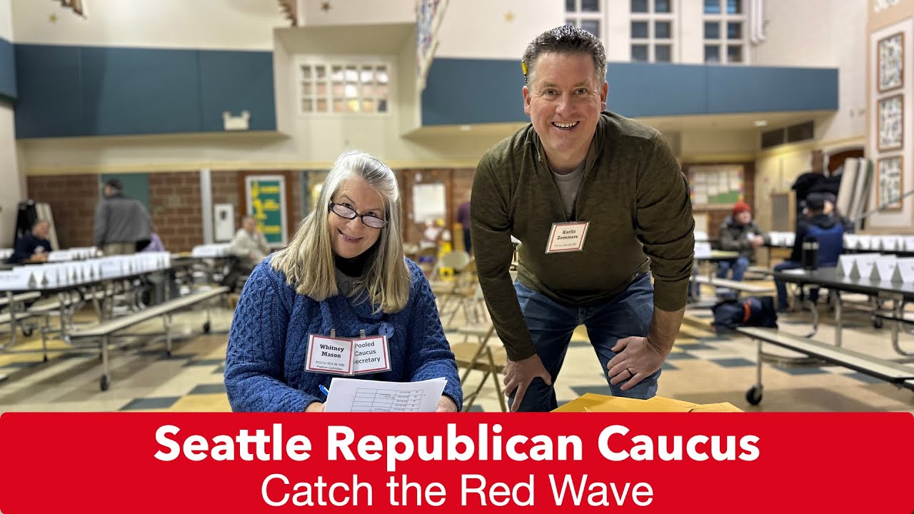 Seattle Republican Caucus: Catch the Red Wave - YouTube