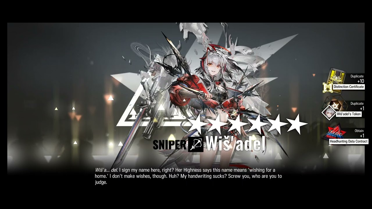 [Arknights] Wisadel from dailies - YouTube