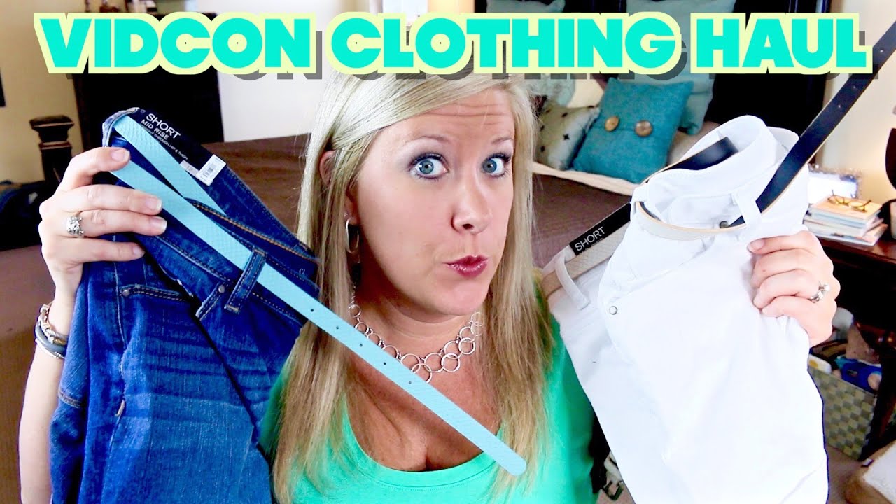 VIDCON CLOTHING HAUL! - YouTube