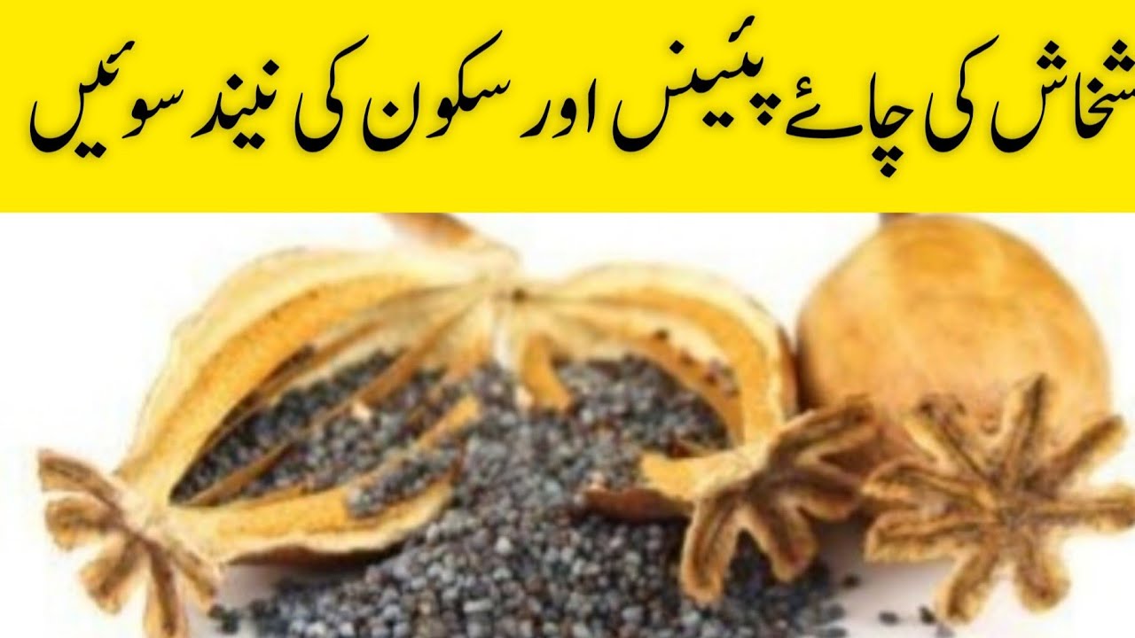 Poppy Seeds Tea Recipe for Cold & cough relief | Migraine relief Remedy ...