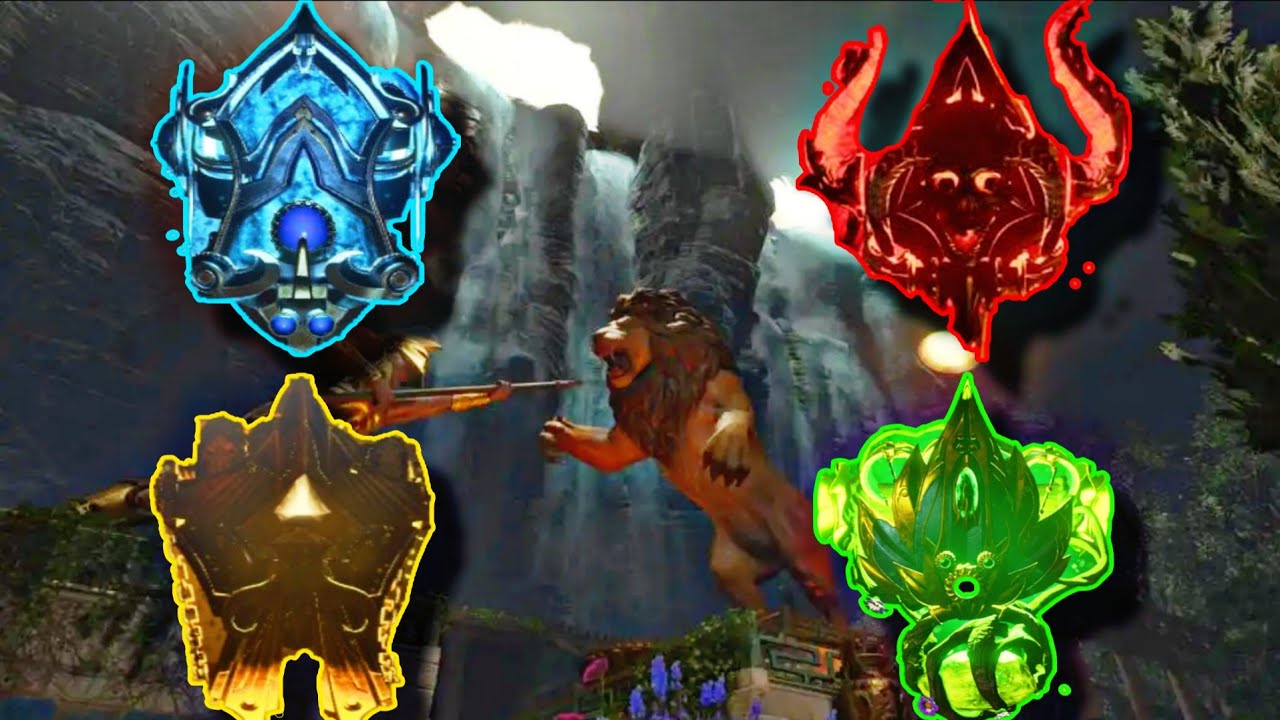 "ANCIENT EVIL" GETTING ALL GAUNTLETS CHALLENGE (Black Ops 4 Zombies ...