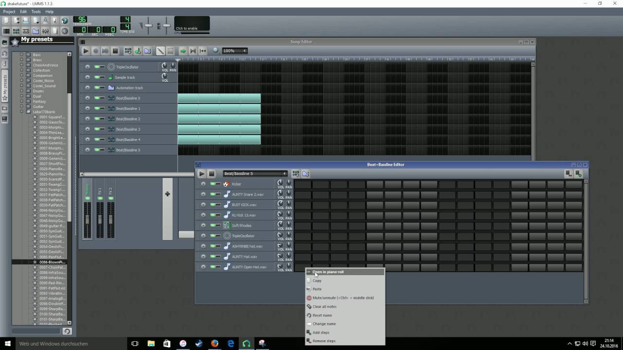 How to make a PARTYNEXTDOOR Type Beat in LMMS - YouTube
