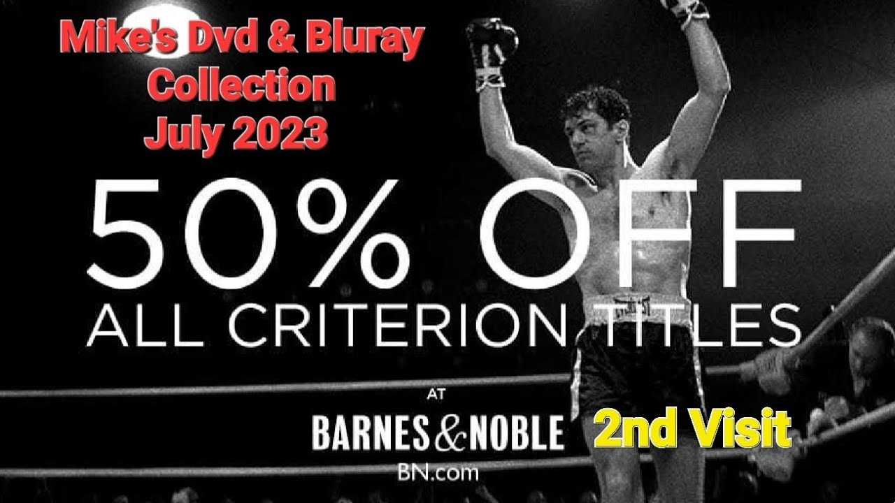 Mike's Dvd & Bluray Collection "Barnes & Noble Criterion Collection 50% ...