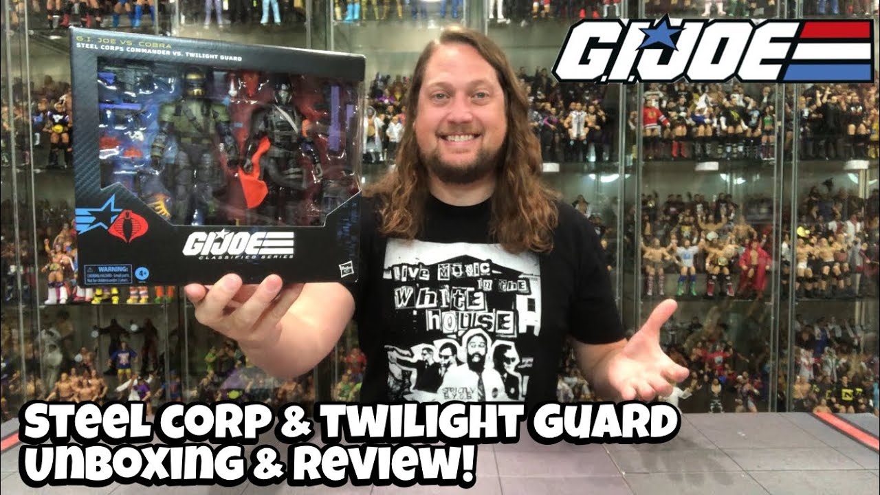 Steel Corp Commander & Twilight Guard GIJOE Classified Series Unboxing ...