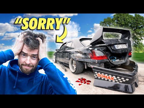 James Deane tried to drift our Mercedes… and THIS happened!