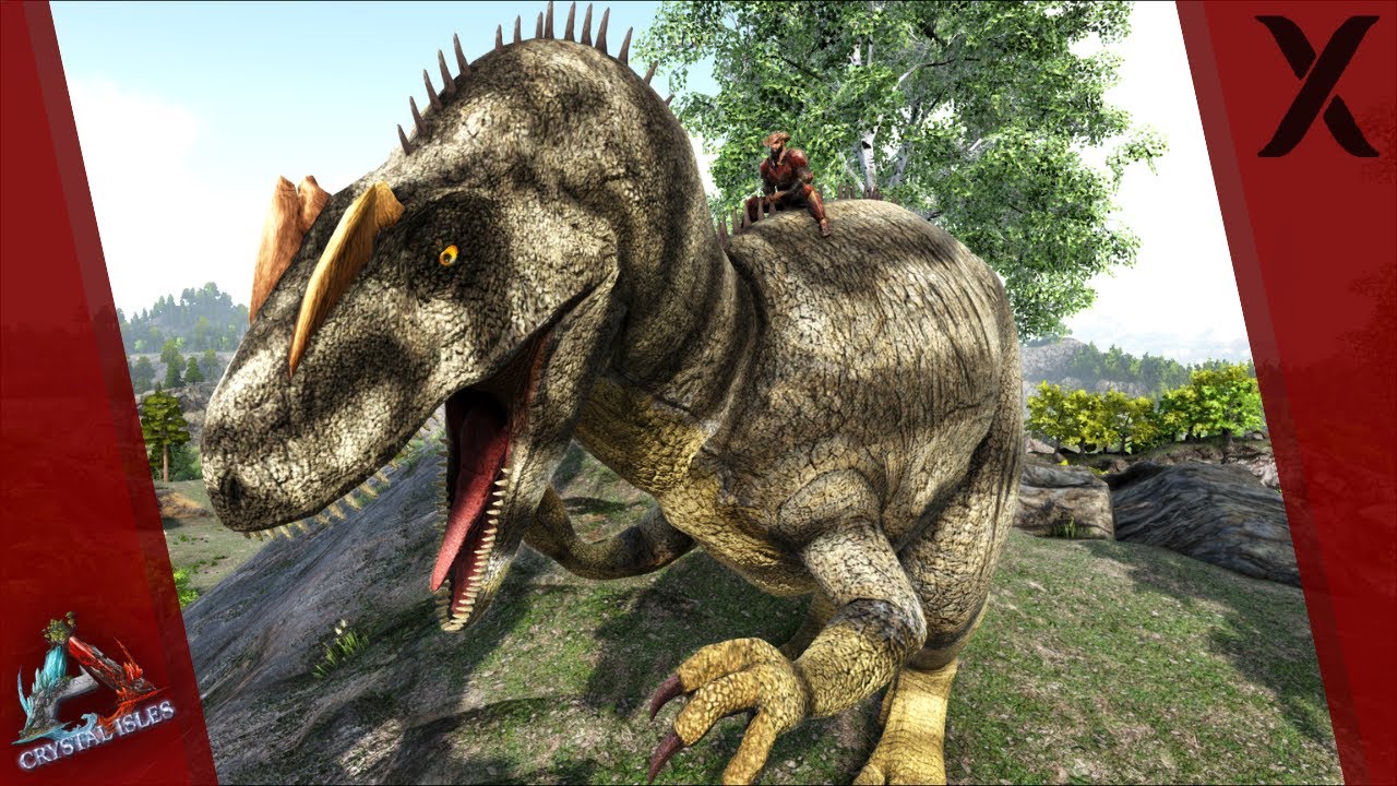 SAUROPHAGANAX IS BETTER THAN A GIGA ?!?!- Ark Crystal Isles: OverModded ...