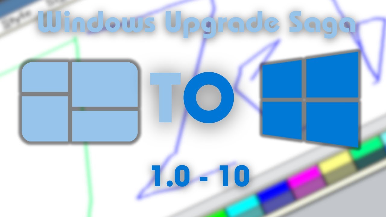 Upgrading from Windows 1.0 to 10 - YouTube