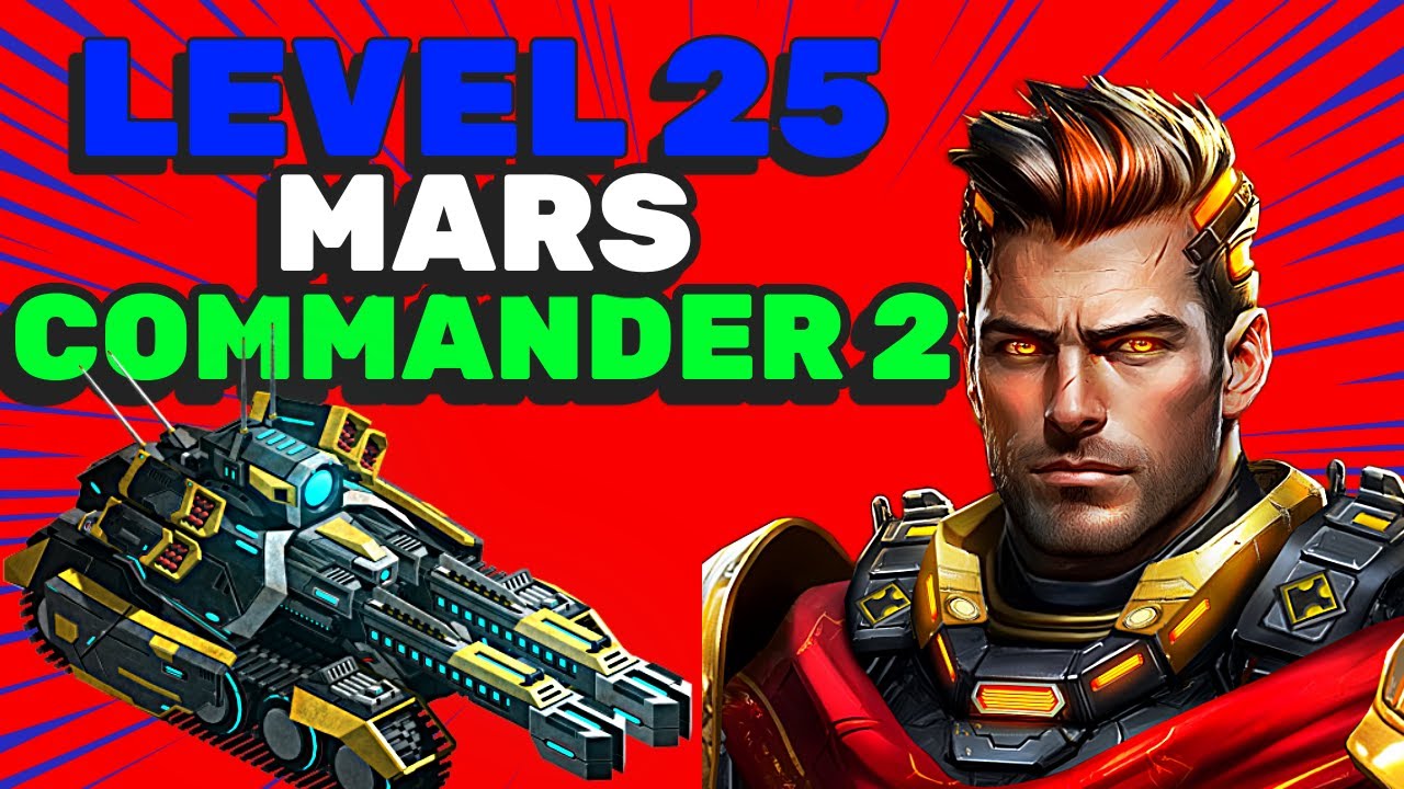 War Commander: Level 25 Mars V's Commander 2 Base. - YouTube