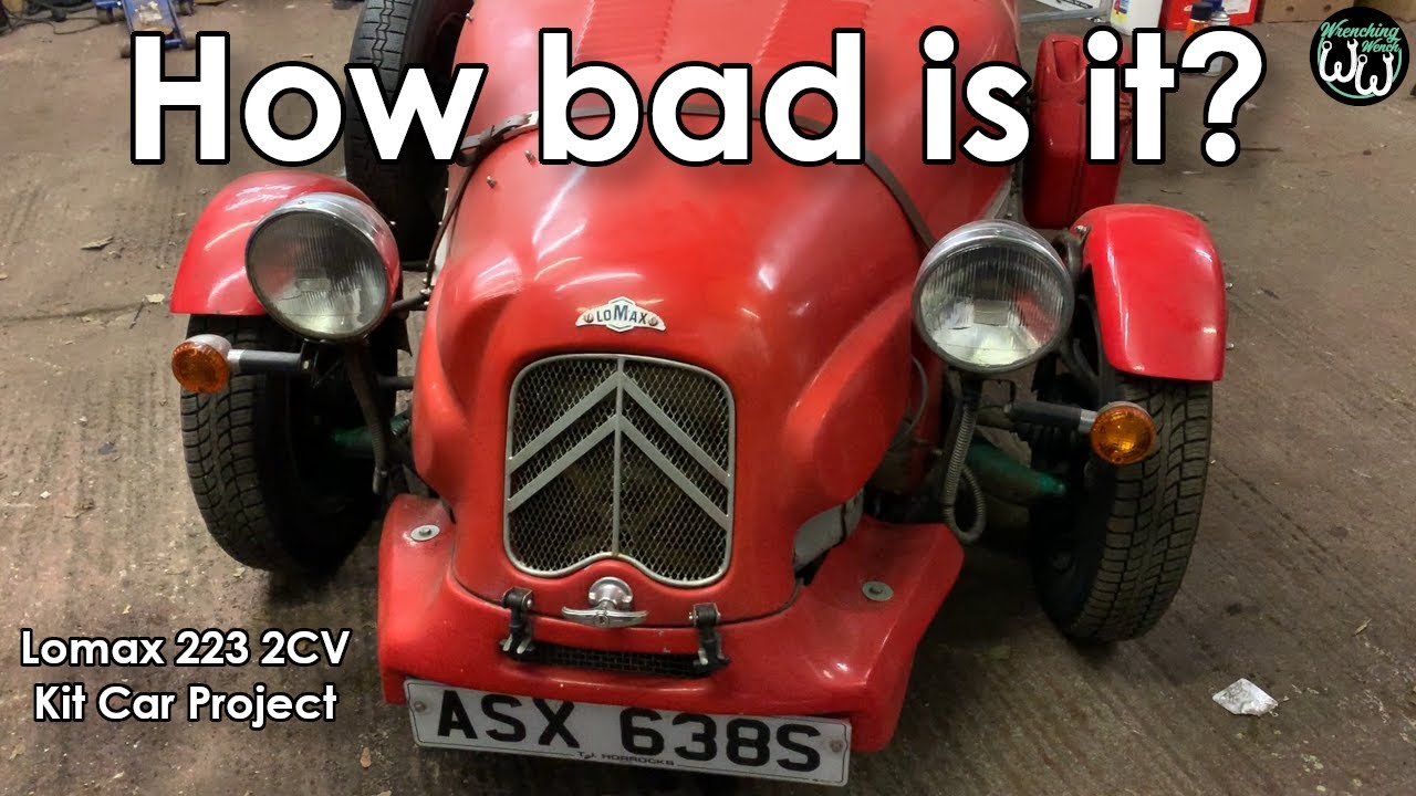 Lomax 223 2CV Kit Car Project Ep. 2 - How Bad Is It? - YouTube