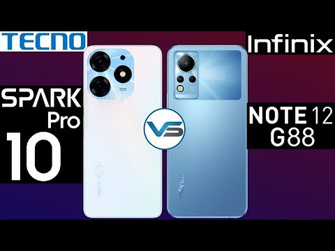 Tecno Spark 10 Pro VS Infinix Note 12 G88 | Infinix Note 12 G88 VS ...