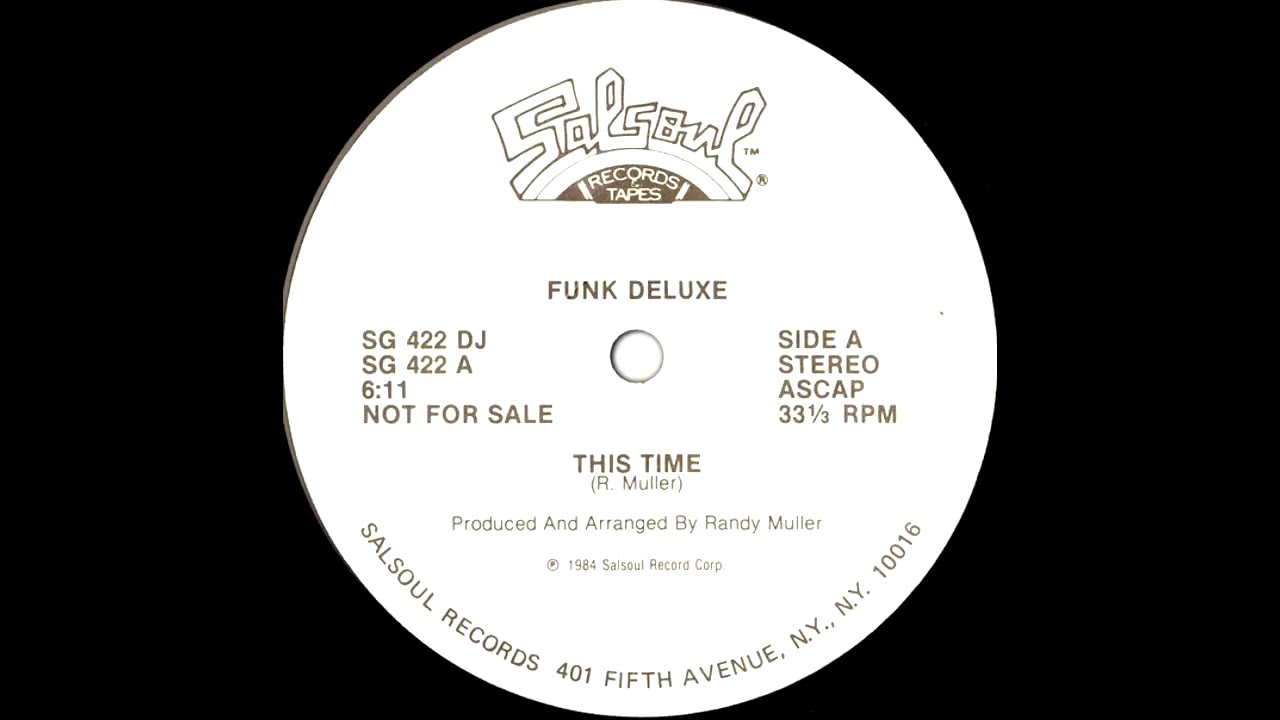 Funk Deluxe - This Time (12'' Version) 1984 - YouTube