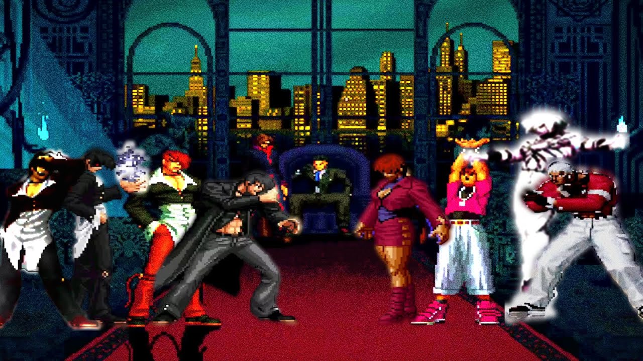 [KOF MUGEN] Iori Yagami Team VS Orochi Team - YouTube