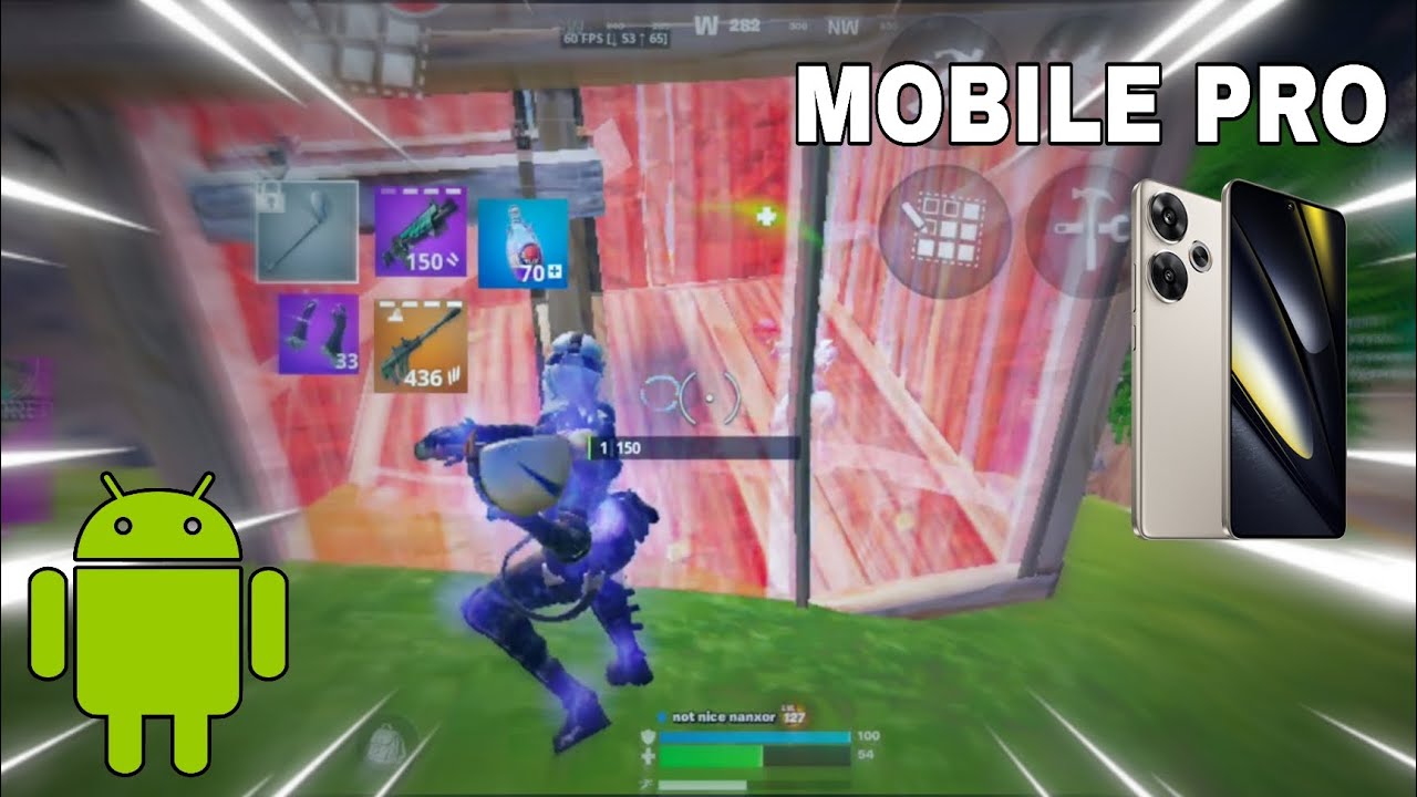 Fortnite Mobile Gameplay On Constant 60 FPS w/ Android - YouTube