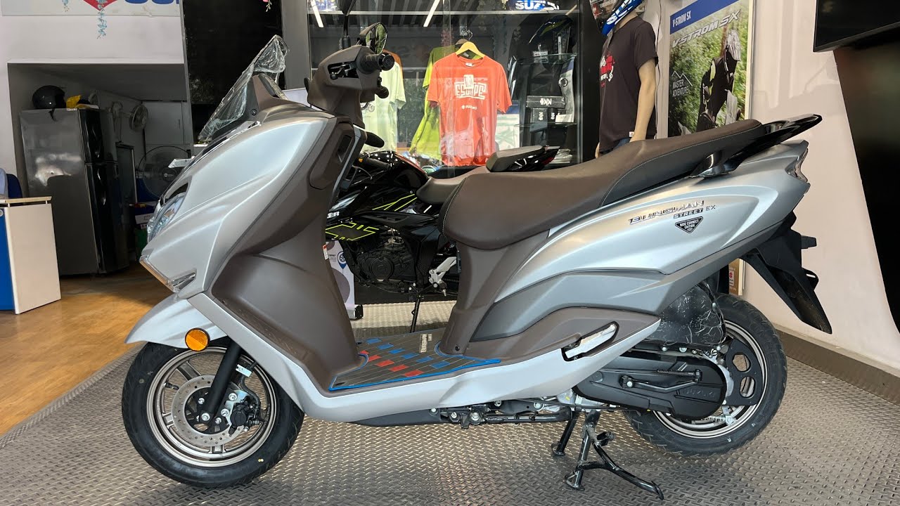 Suzuki Burgman 125 EX Model Full Review 💙 | Price | Features | Mileage ...