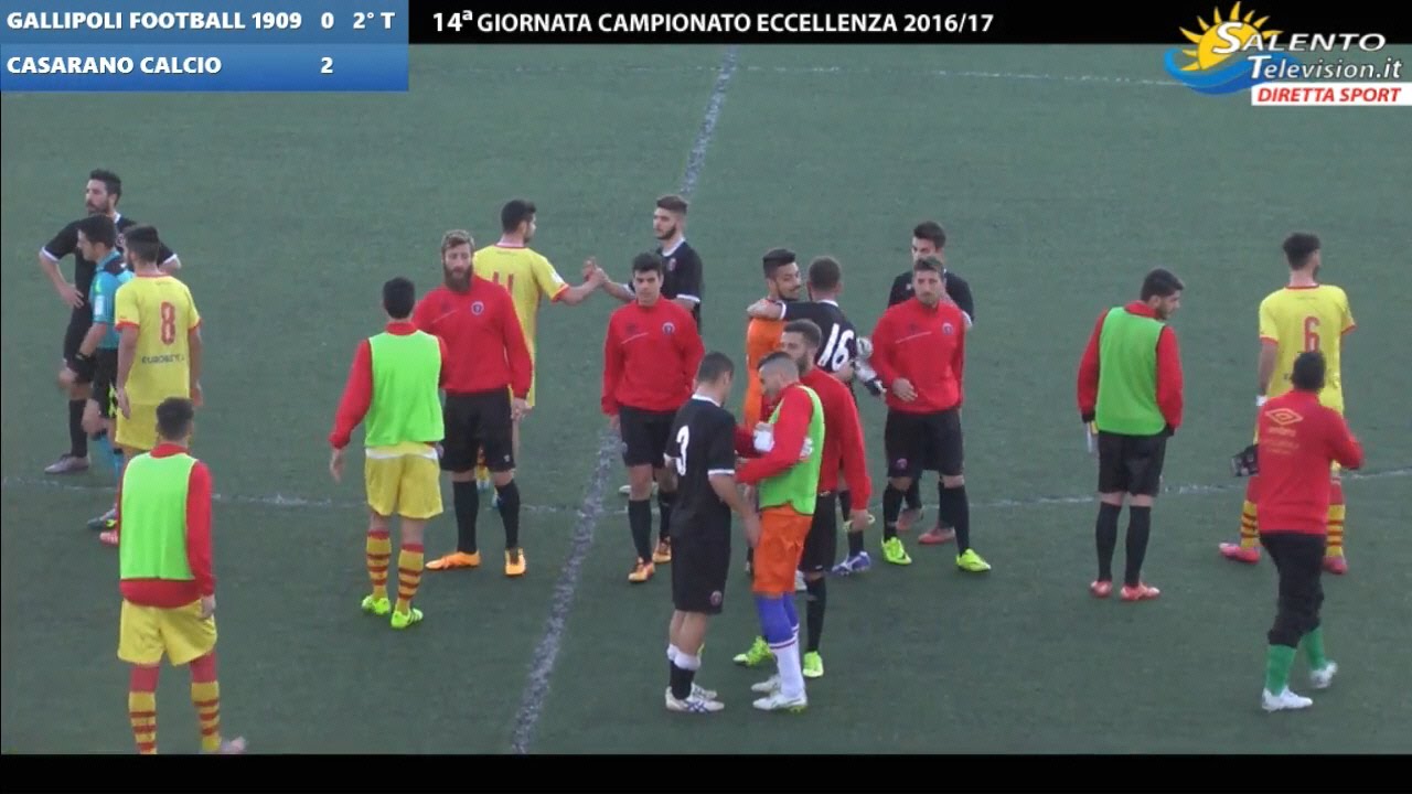 Gallipoli Football 1909 - Casarano Calcio 0-2 1(7’pt Casalino, 35’st ...