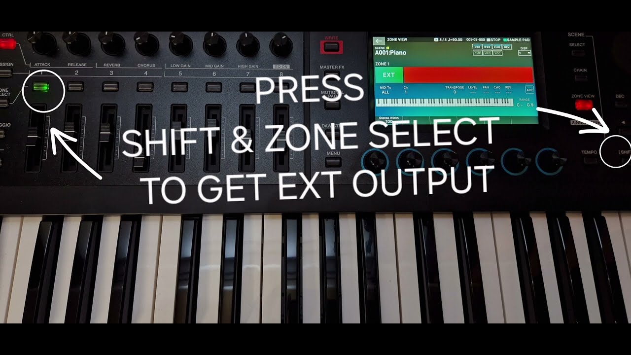 How to connect Roland Fantom-07 to a computer as a midi input - YouTube