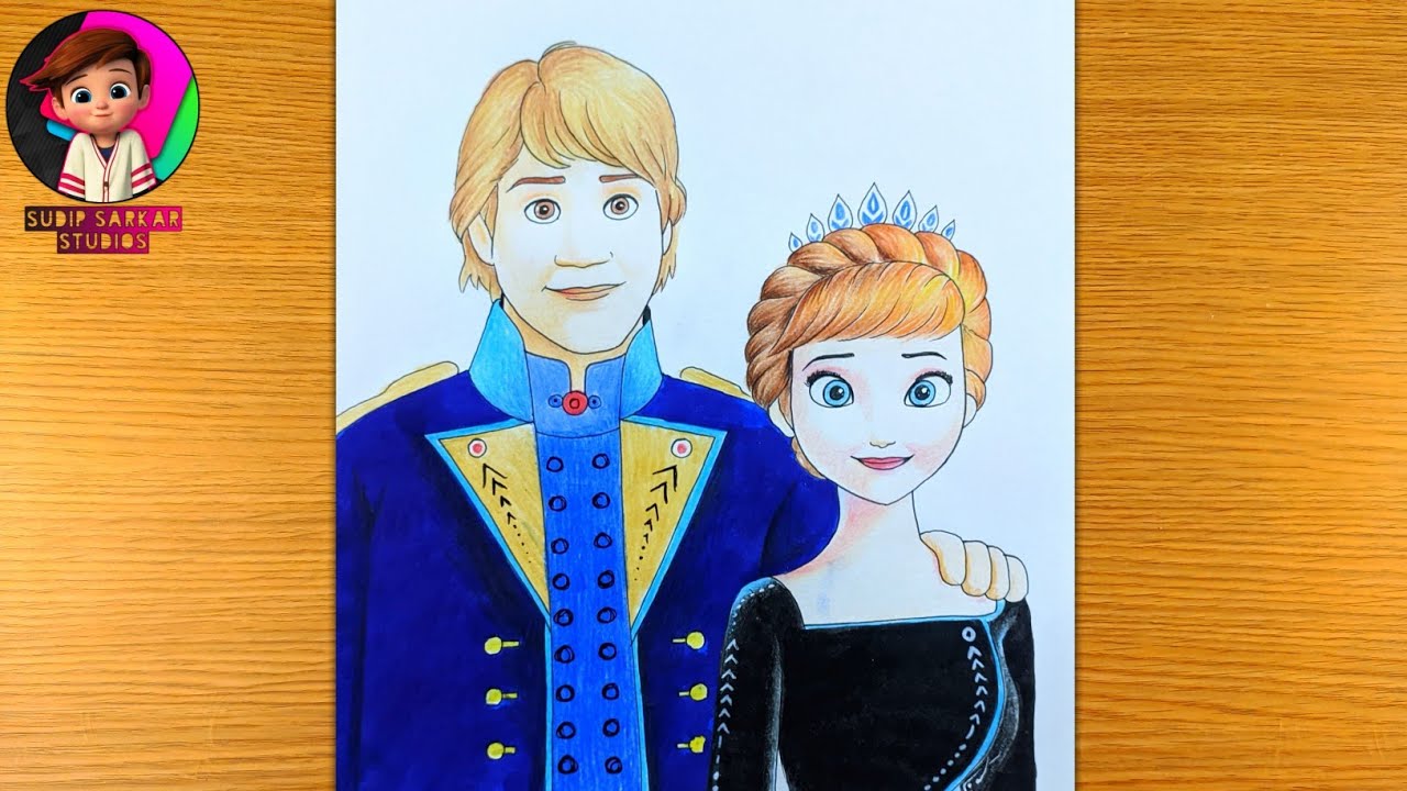 how to draw anna and kristoff || How to Draw Kristoff | Disney Frozen 2 ...