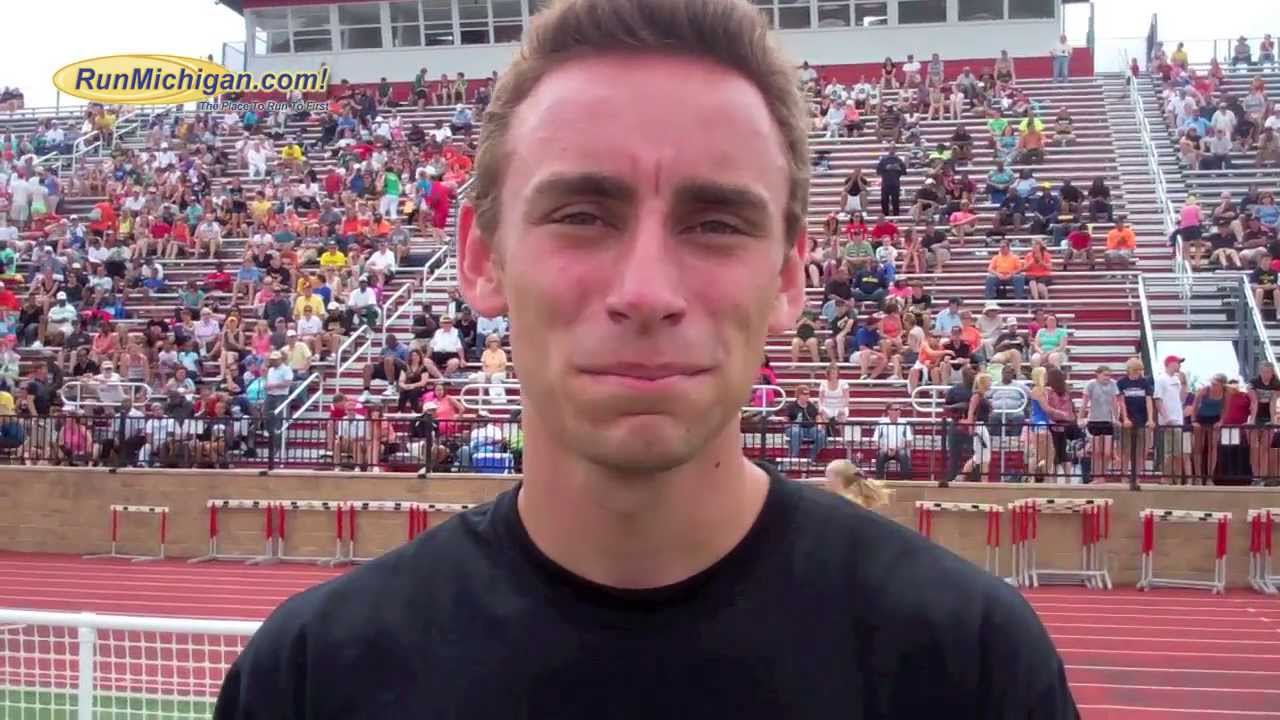 Interview: Gabe Hodge of Davison H.S. - 2013 MHSAA LP D1 400 Meter ...