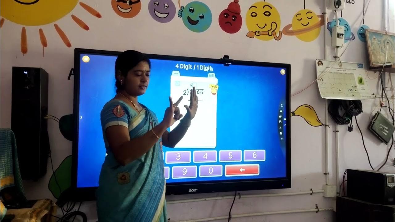 Division using Smart Board - YouTube