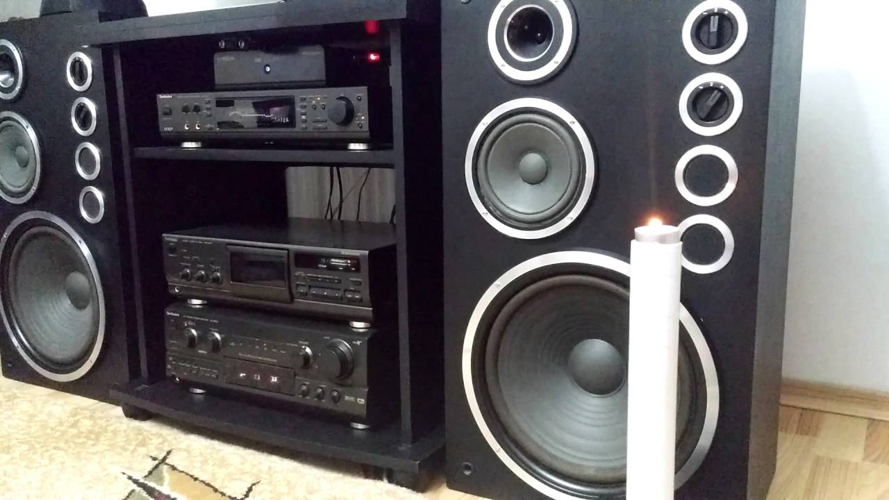 Boxe. STAND FLOOR SPEAKERS UNITRA=TONSIL 110 W TEST AUDIO - YouTube