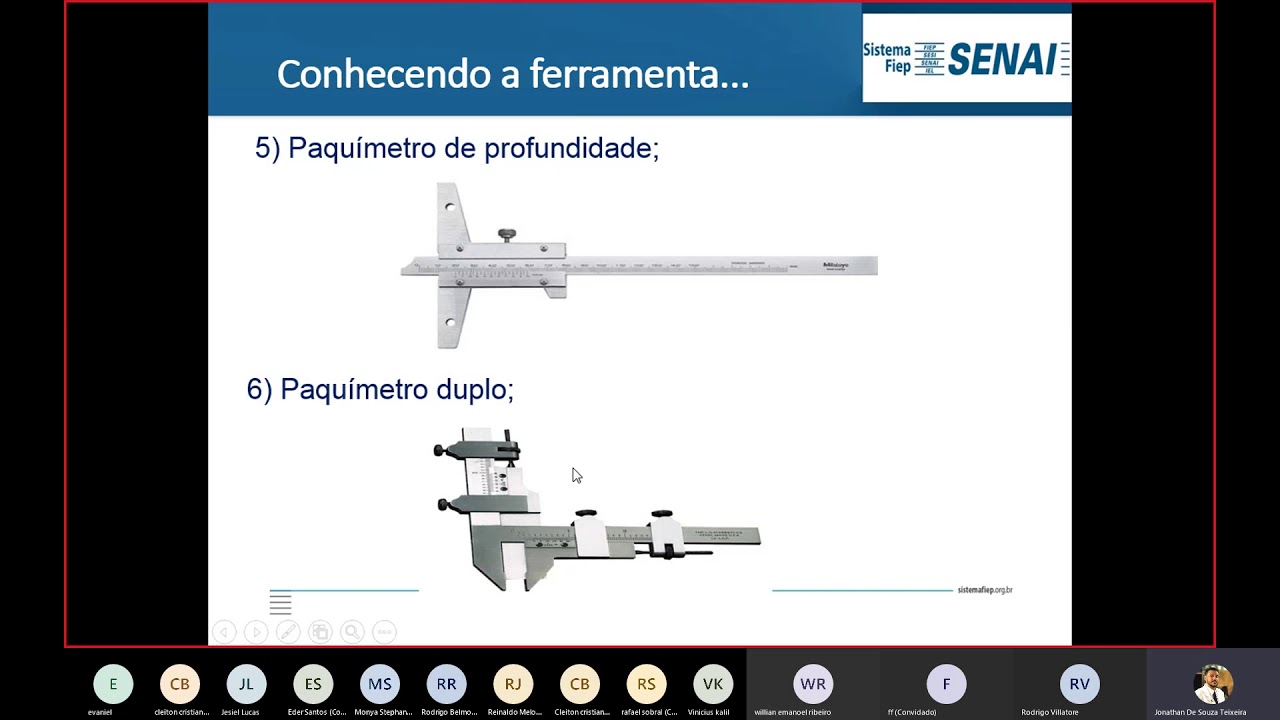 Aula 1 - metrologia - 1 período técnico em eletromecânica - turma T8 ...