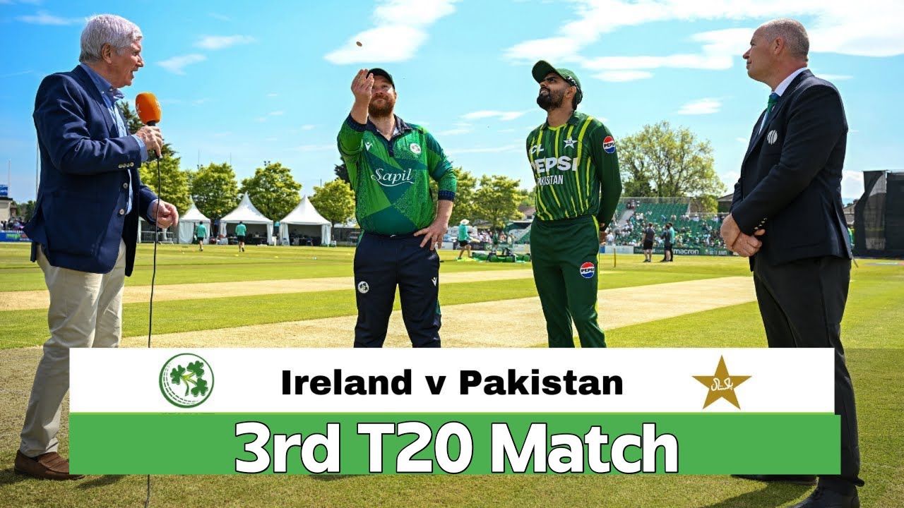 Ireland vs Pakistan 3rd T20 match live | IRE vs PAK LIVE - YouTube