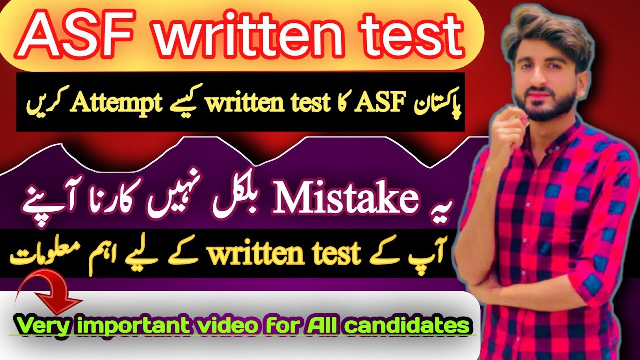 ASF written test 2022 | ASF important mcqs 2022 #asf - YouTube