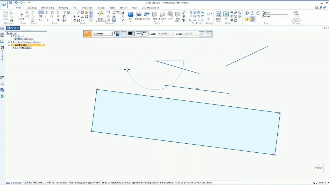 สอน Solid Edge ตอน 7 : Relate Additional Geometric Relationships - YouTube
