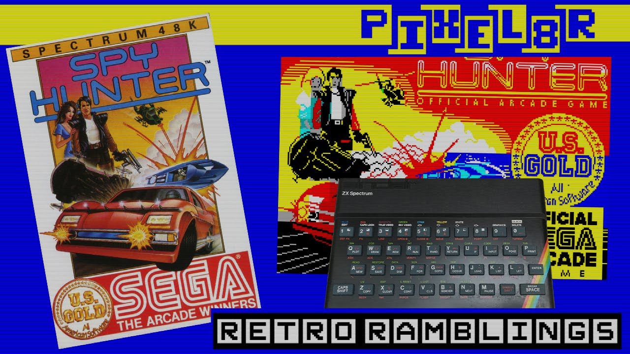 Spy Hunter 48K Spectrum Retro Ramblings Review Play through Gaming Fun 1980s - YouTube