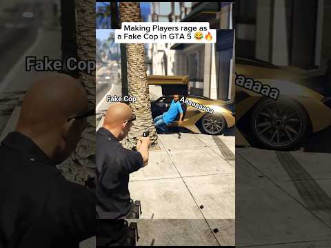 He’ll Never Underestimate GTA Cops Again 😂 #gta5online #gta #gtaonline #gta5 #gtaviral #fail