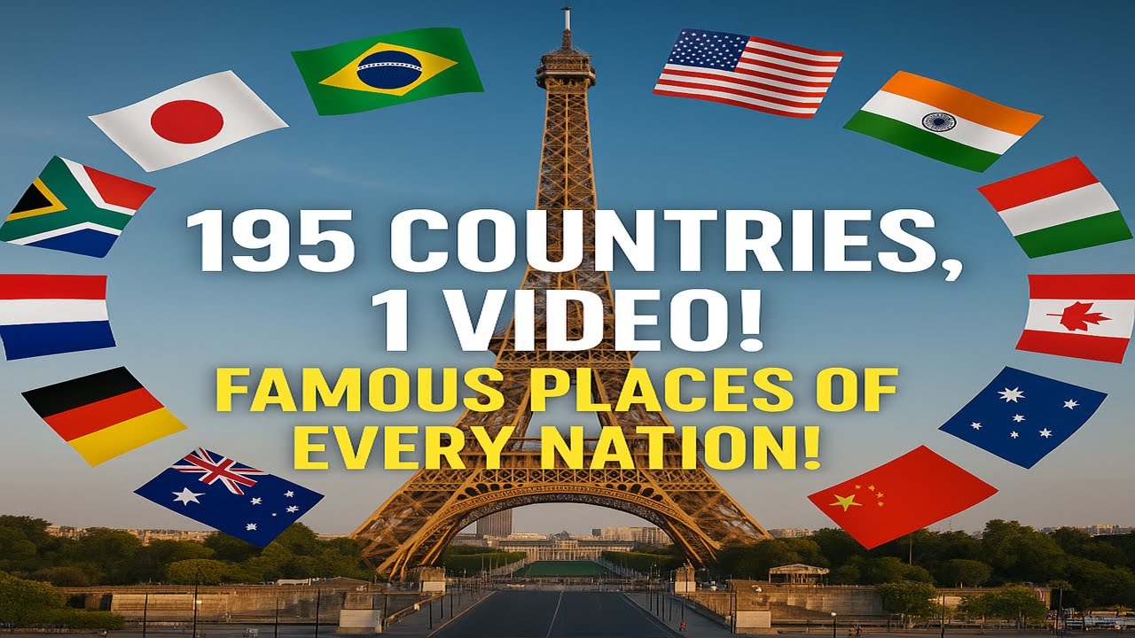 Most Famous Place in Every Country, 1 picture from all 195 countries in ...