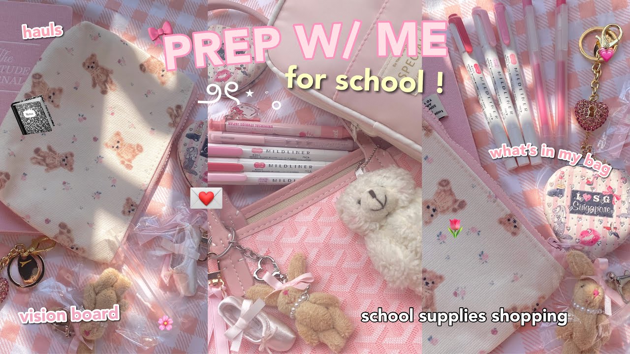 PREPARING FOR SCHOOL ‘24! 📓💌 | school supplies shopping + haul ...