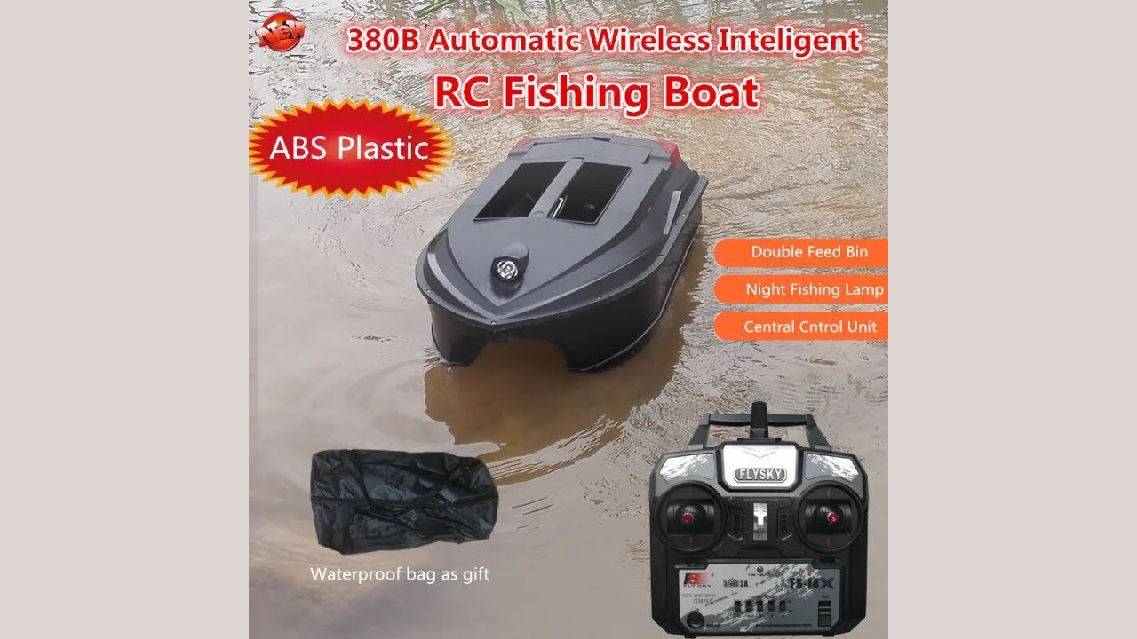 Review Intelligent Electric Wireless Fishing Boat 2024 - YouTube