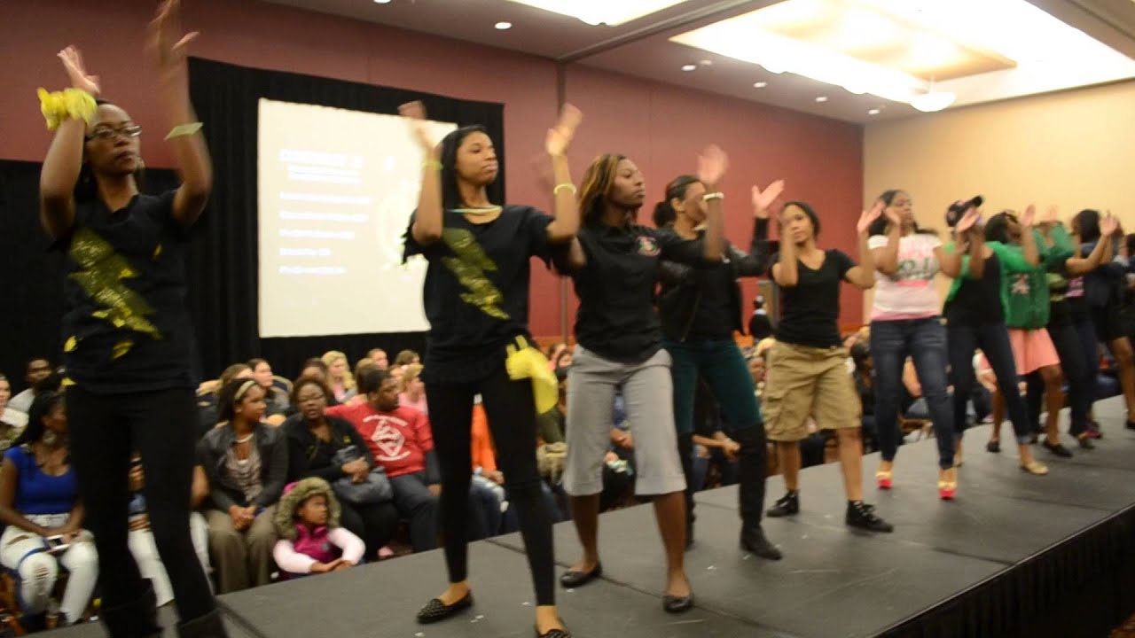 NPHC Stroll Off Competition - Rep your Sorority w/The Ladies of Alpha ...