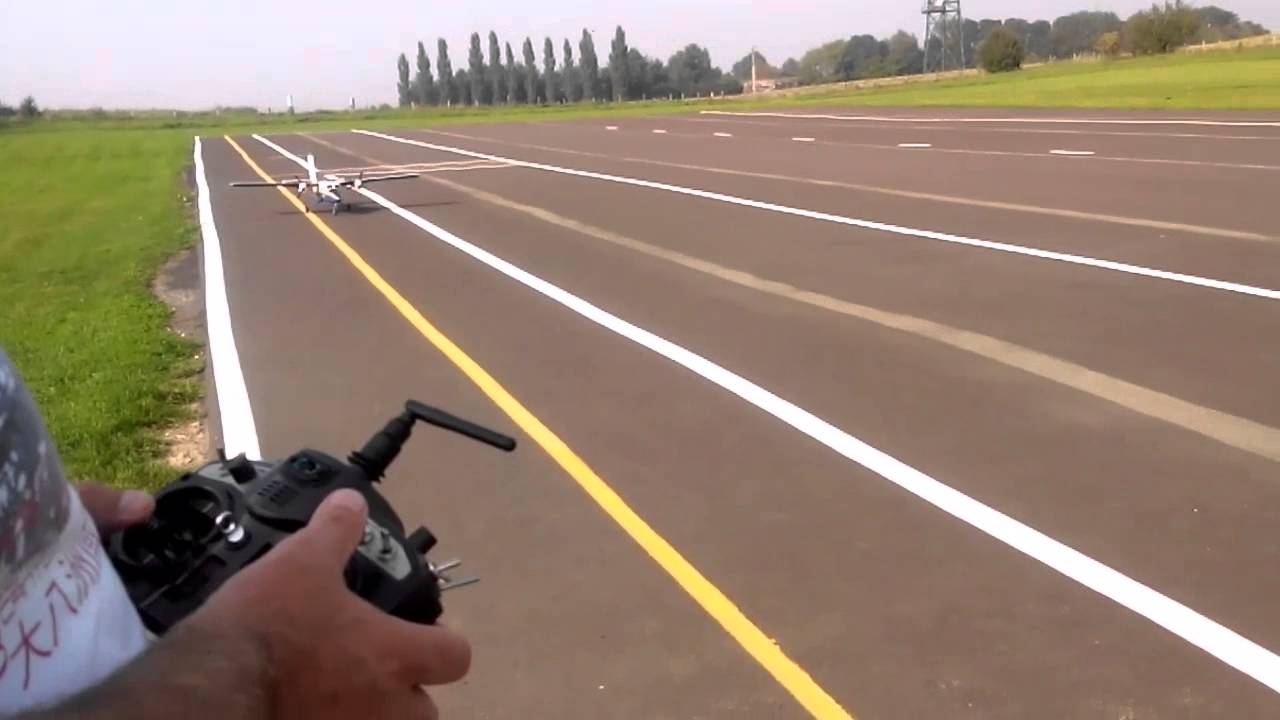 DH6 Twin otter Hangar 9 rc Airplane - YouTube