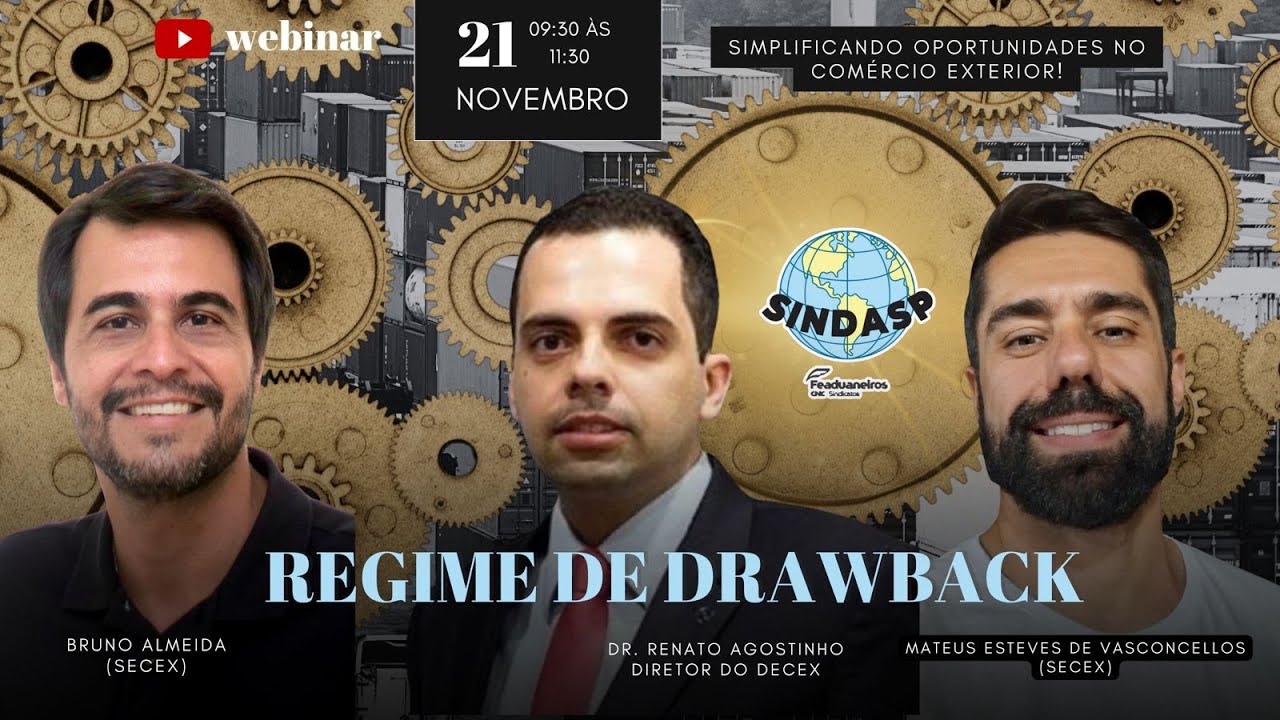 REGIME DE DRAWBACK - Simplificando Oportunidades no Comércio Exterior - YouTube