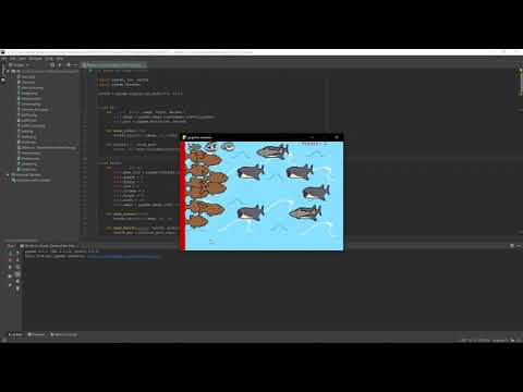Sharks vs Ocean Game of the Year Python PyGame - YouTube