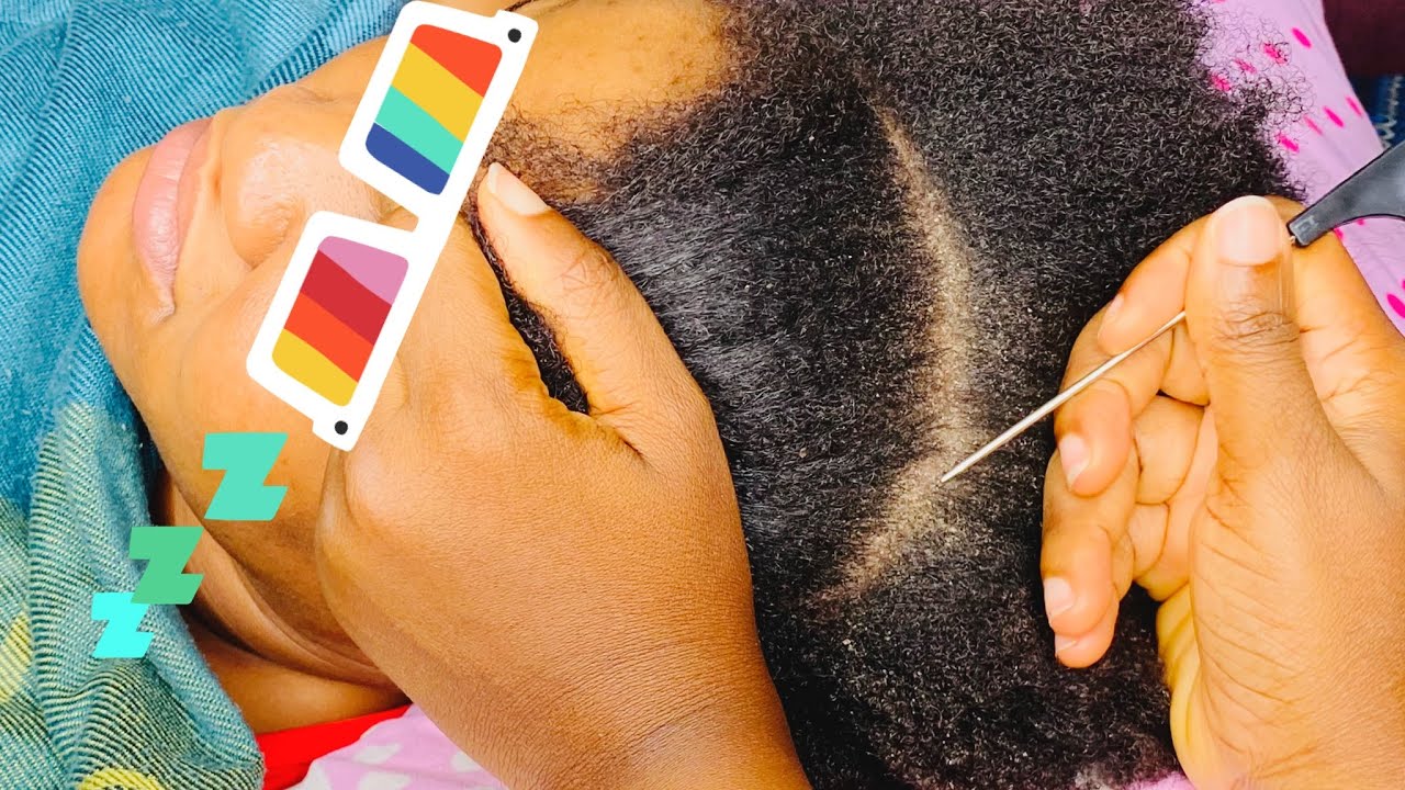 THE MOST SATISFYING SCALP SCRATCH WITH STEEL COMB || ASMR - YouTube