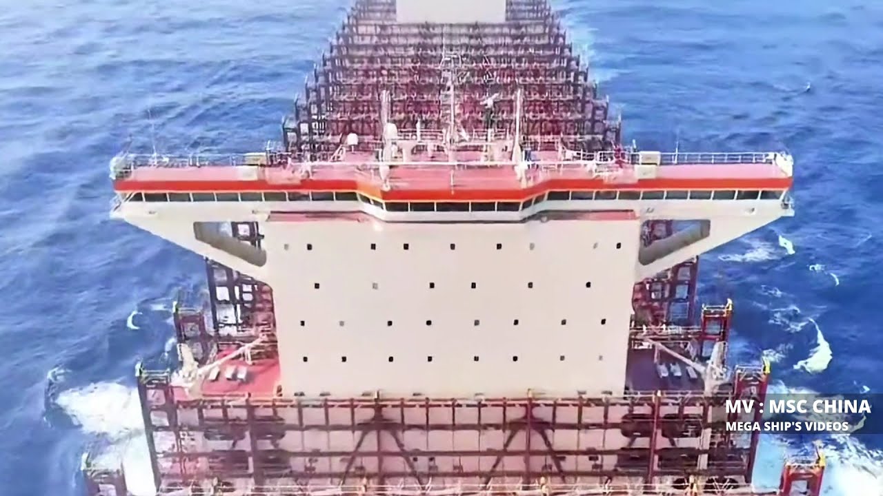 MSC CHINA | Tessa's class container ship 24100 TEU - YouTube