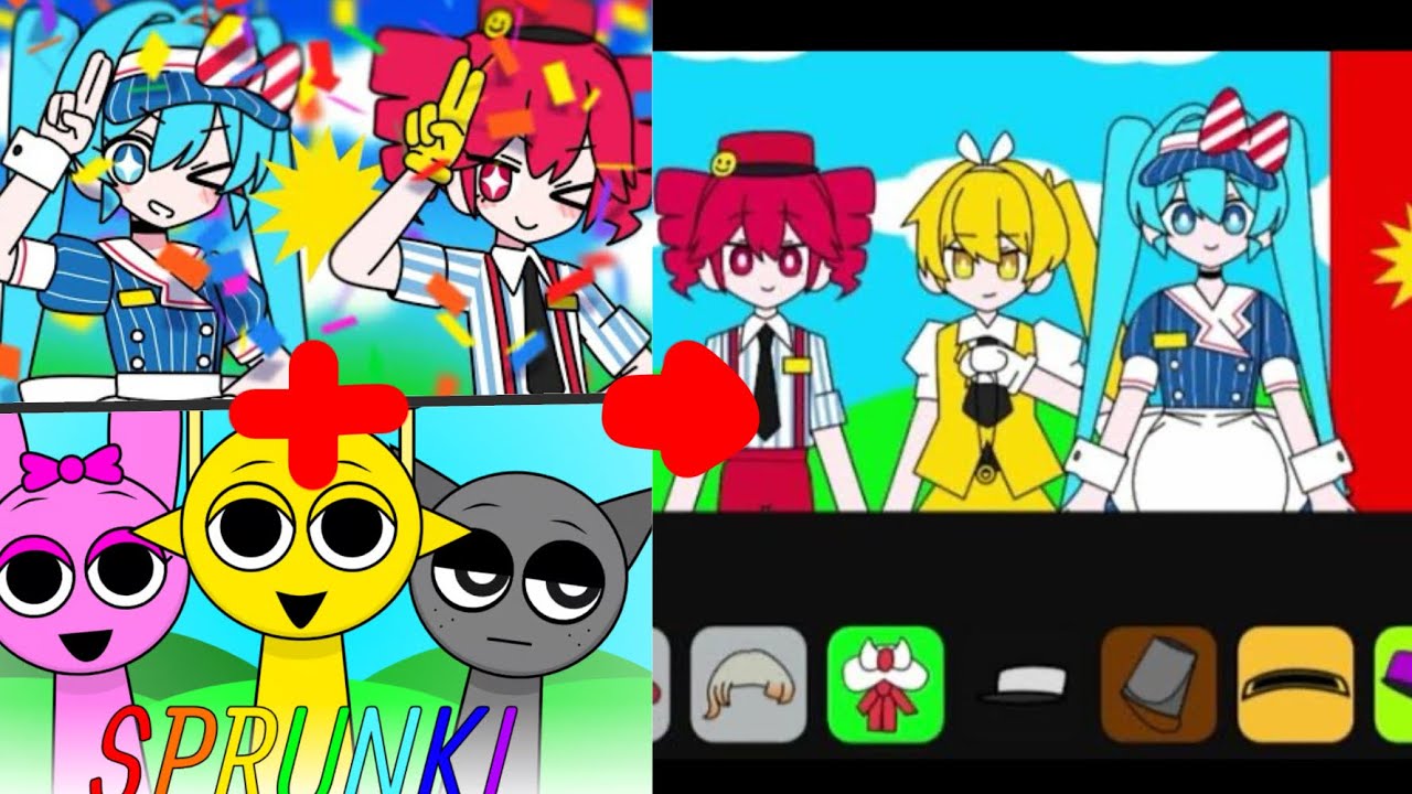 SPRUNKI MOD VOCALOID!!!! - YouTube