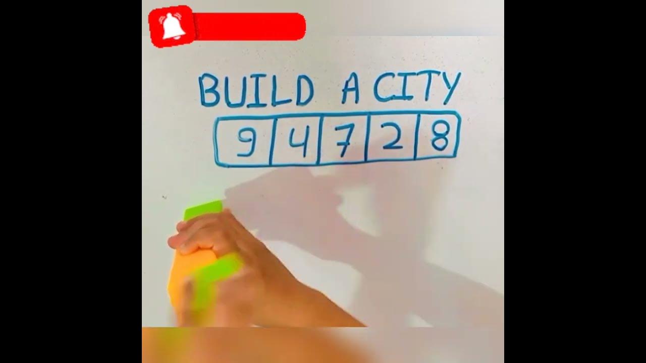 Build a City, Numbers activity, Numbers and counting, acvititie for ...