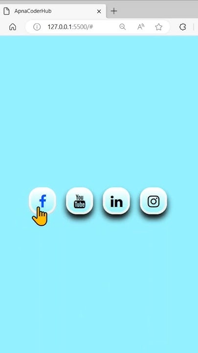 Neumorphism toggle icons using html and Css #shorts - YouTube